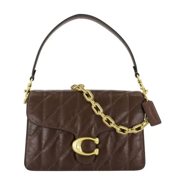 Coach Tabby With Chain Shoulder Bag Leather