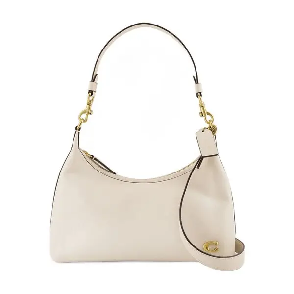 Coach Juliet Shoulder Bag Leather Beige