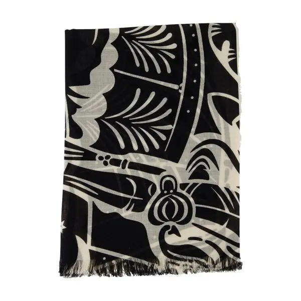 Burberry Ekd Large Scarf Wool