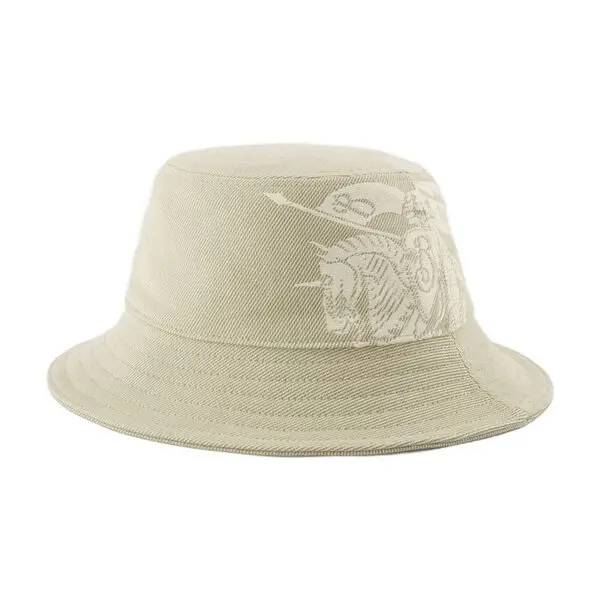 Burberry Ekd Twill Bucket Hat Synthetic