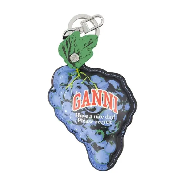 GANNI Grape Wallet Leather