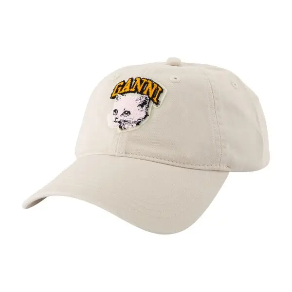 GANNI Cat Cap Cotton