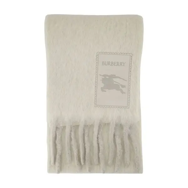 Burberry Mu Brushed Scarf Wool