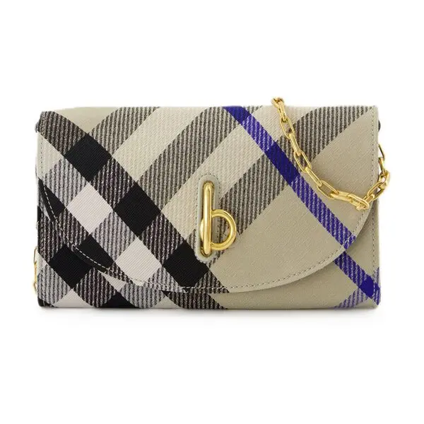 Burberry Rocking Horse Wallet On Chain Synthetic