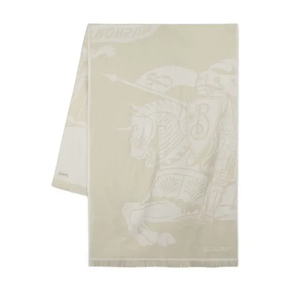 Burberry Large Ekd Scarf Cotton