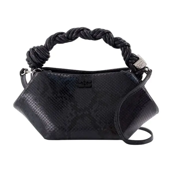 GANNI Bou Mini Snake Purse Synthetic