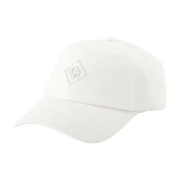 Casablanca Cotton Cap With Logo Patch - White