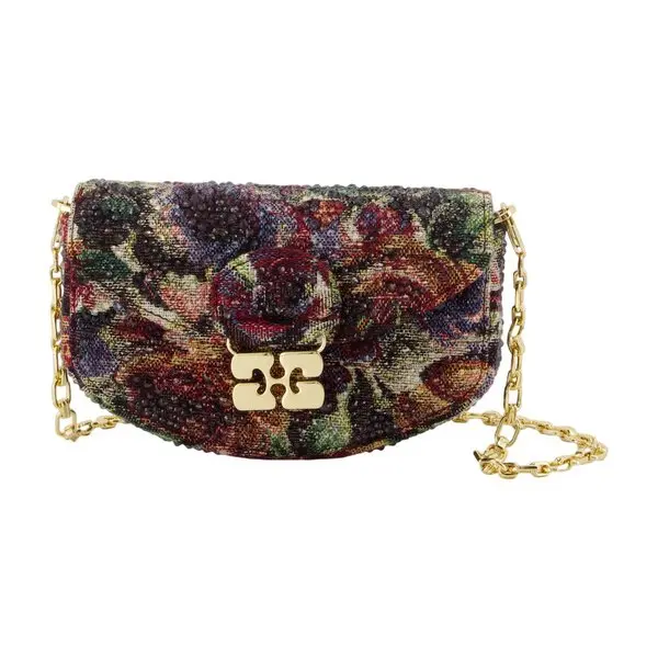 GANNI Apo G Tapestry Wallet On Chain Synthetic