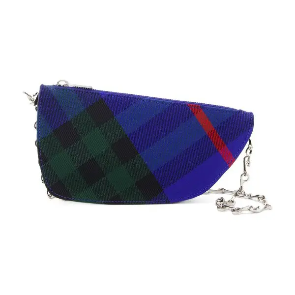 Burberry Micro Shield Wallet On Chain Synthetic