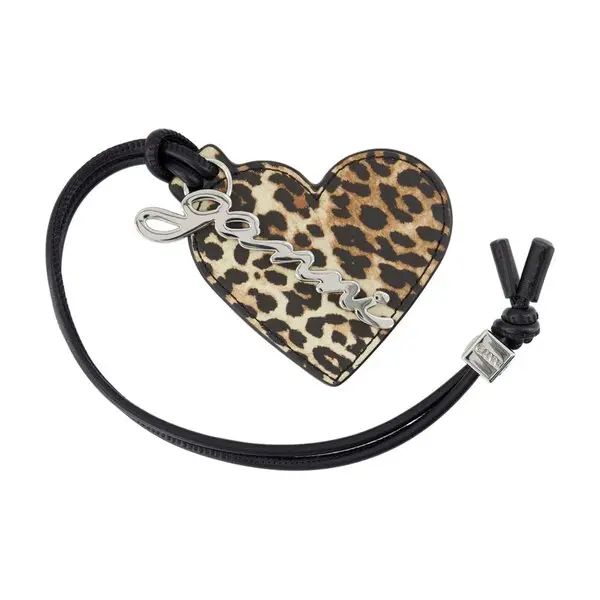 GANNI Bou Heart Keyring Leather