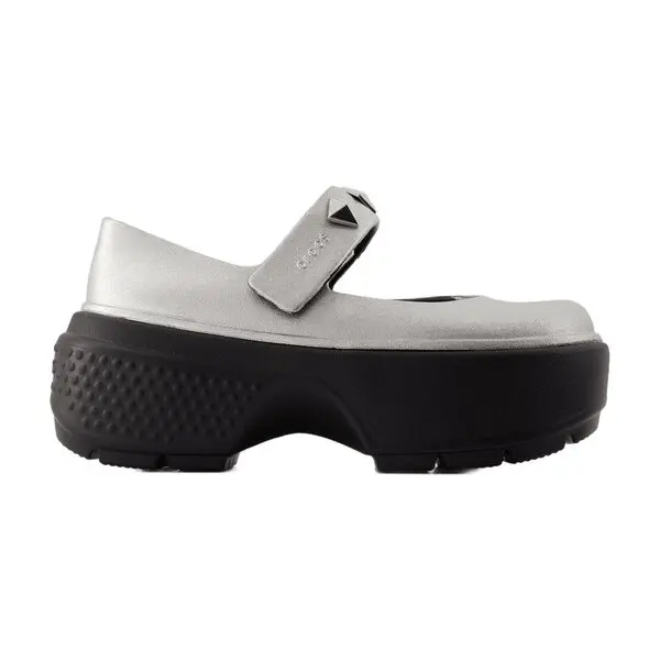 CROCS Stomp Mary Jane Ballerinas Synthetic