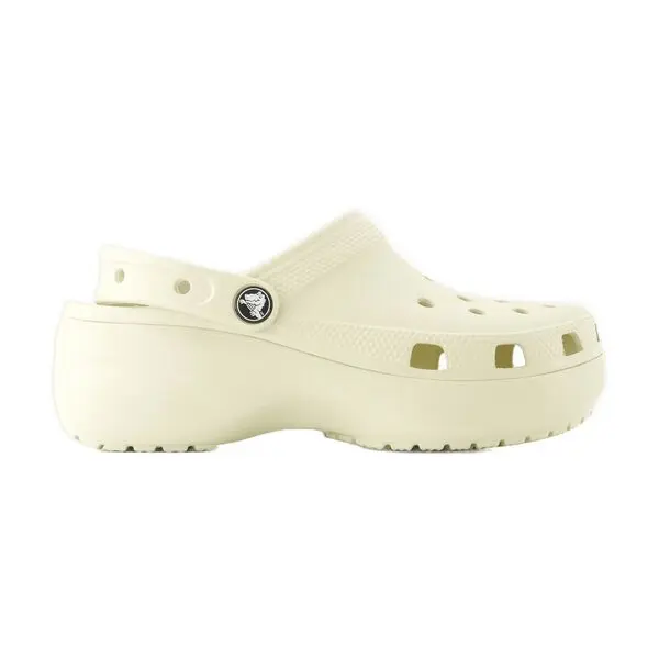 CROCS Classic Platform Sandals Thermoplastic Beige
