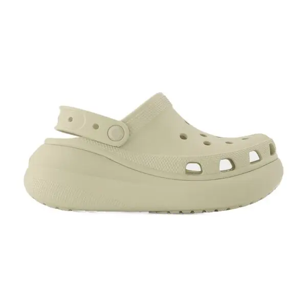 CROCS Classic Crush Mules Bone Synthetic