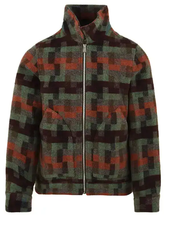 ジャケット・アウター Paul Smith Mods coat 19SS Multicolor XL Paul Smith Jacquard Wool Zip-Up Jacket In Multicolour - 10% Off