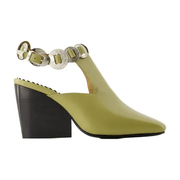 Toga Aj1308 Boots Leather Green