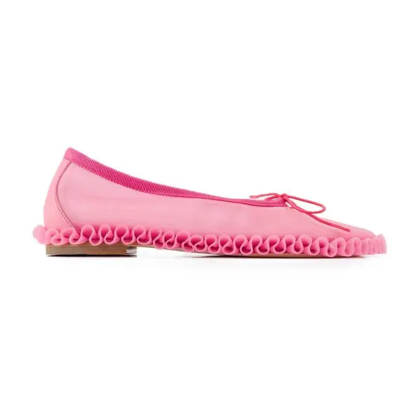 Simone Rocha Tutu Frill Ballerinas Mesh