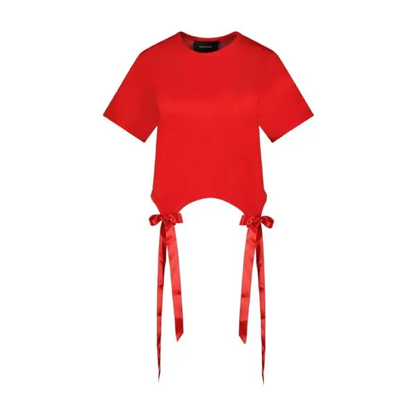 Simone Rocha Bow Tails T Shirt Synthetic