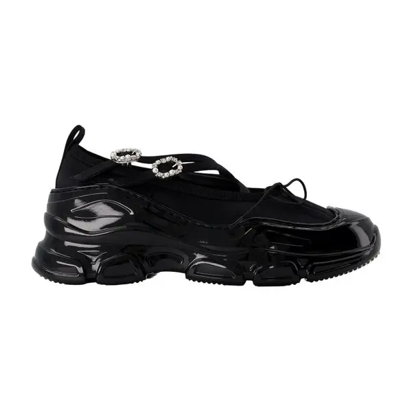 Simone Rocha Classic Criss Cross Tracker Sneakers Pvc