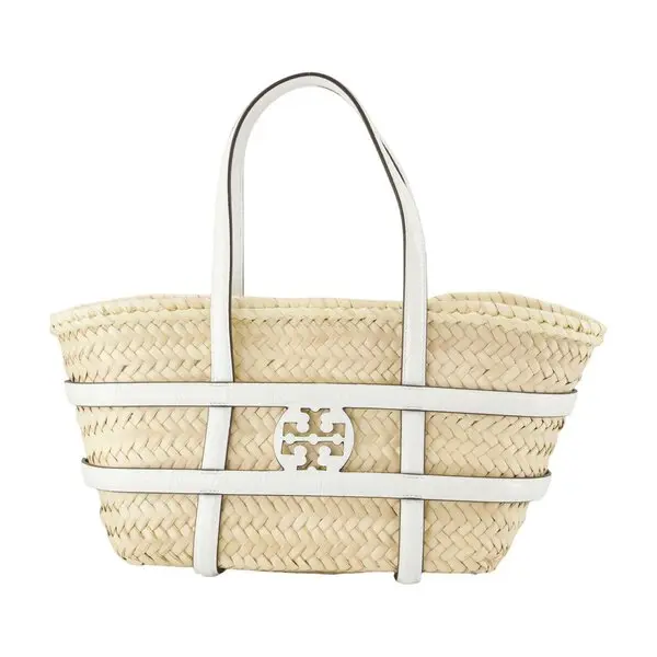 Tory Burch Ella Straw Small Shopper Bag Raffia