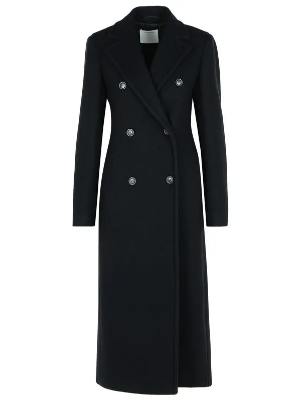 Sportmax Double Breasted 'comune' Virgin Wool Coat