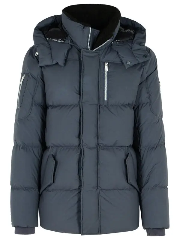 Moose Knuckles Everest 3 Q' Nylon And Cotton Down Jacket