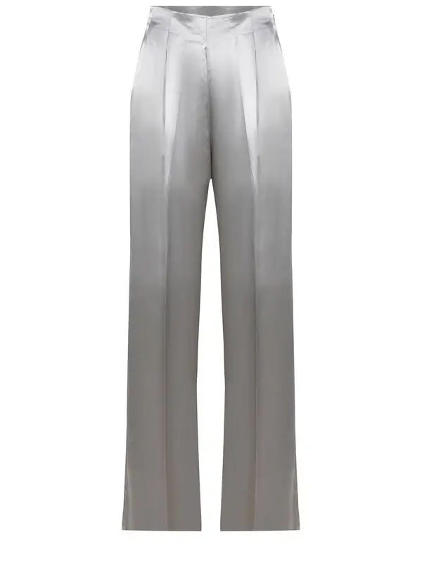Alberta Ferretti Pants Made Of Satin