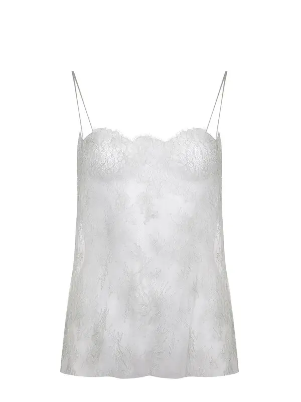 Alberta Ferretti Top Made Of Lace
