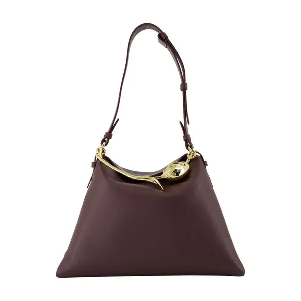 Erdem Bloom Large Shoulder Bag Leather