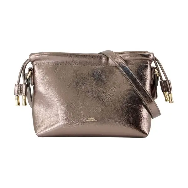 A.p.c. Ninon Mini Shoulder Bag Synthetic Metallic
