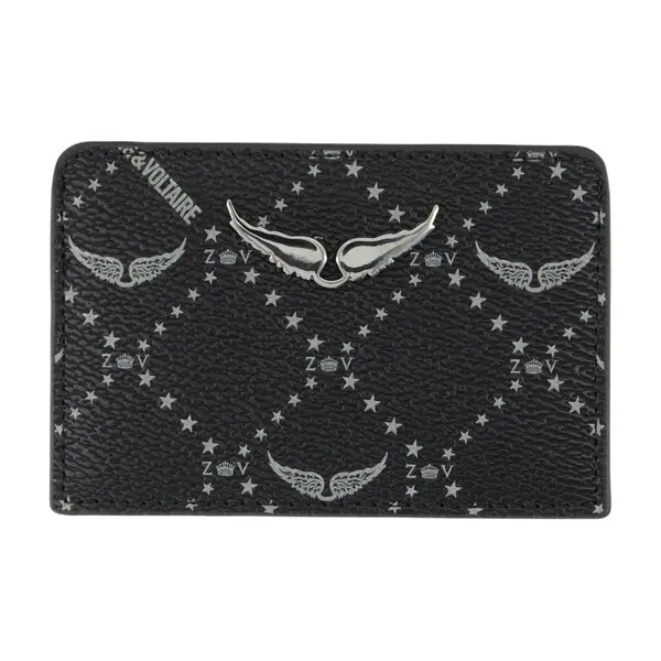 Zadig&Voltaire Zv Pass Monogrammed Card Case Synthetic