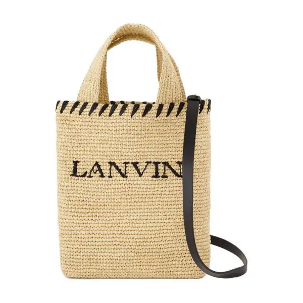 LANVIN Shopper Bag Wicker