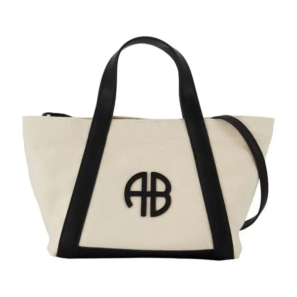 ANINE BING Small Cara Shopper Bag Cotton