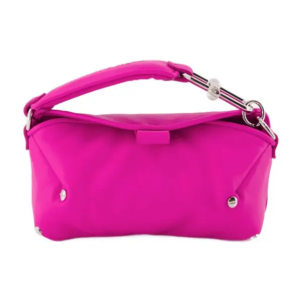 Off-White San Diego S Crossbody Fuchsia Leather