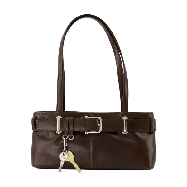 OSOI Shoulder Brocle Mini Bag Leather