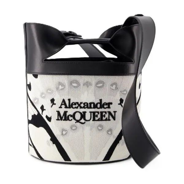 Alexander McQueen The Bucket Bow Crossbody Alexander Mc Queen Leather