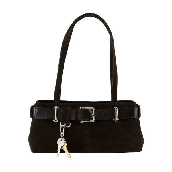 OSOI Shoulder Brocle Mini Bag Leather