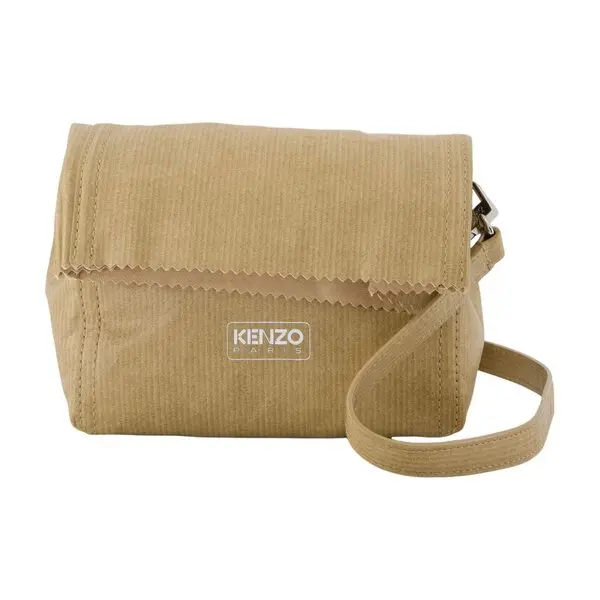 Kenzo Pouch On Strap Wallet On Chain Leather