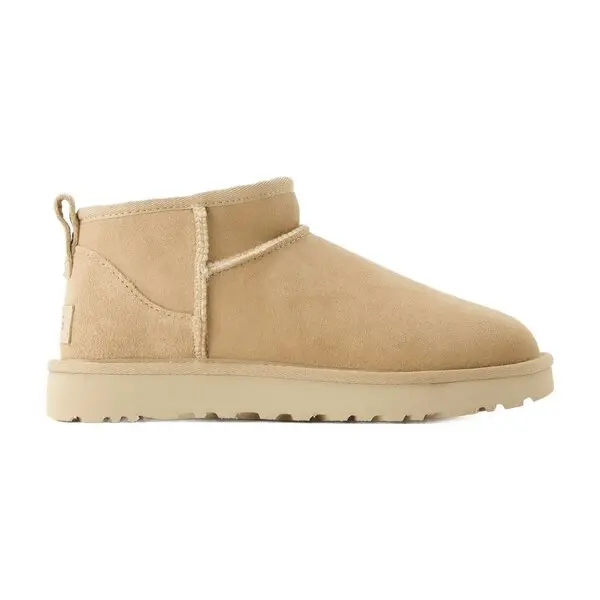 UGG W Classic Ultra Mini Boots Leather