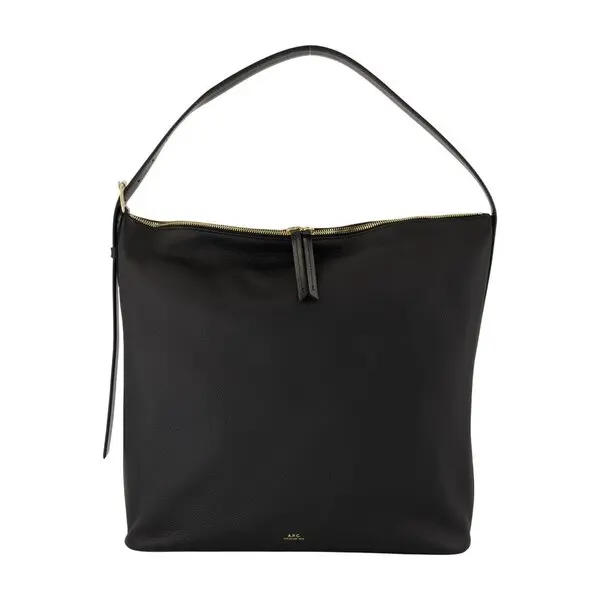 A.p.c. Vera Maxi Shoulder Bag Leather