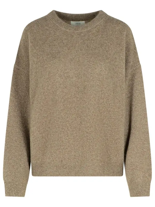 Loulou De Saison Melange Cenere Wool Blend Sweater