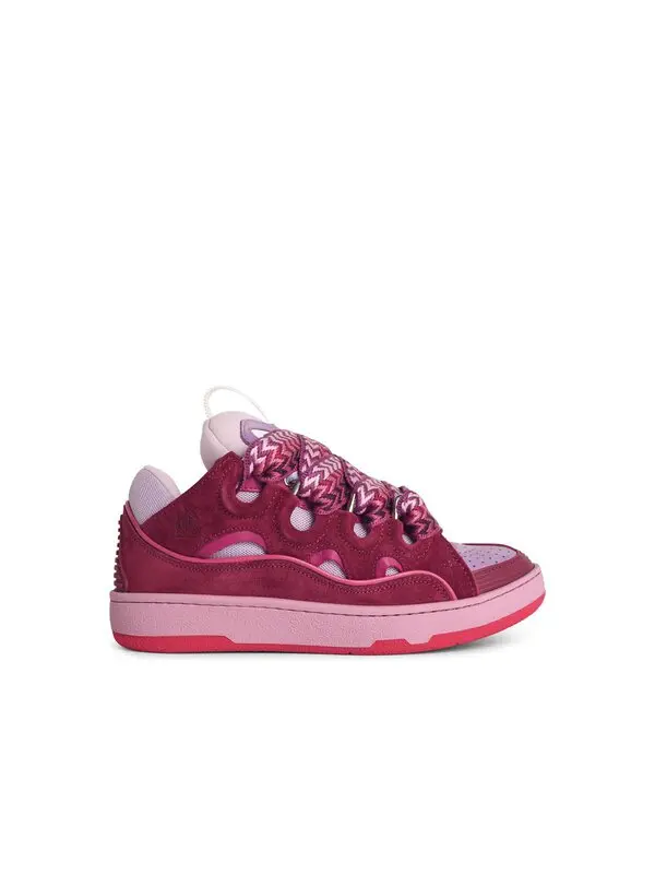 LANVIN Curb' Lilac Lear Blend Sneakers