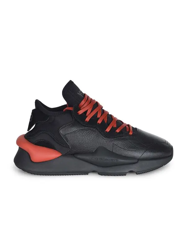 Y3 Kaiwa' Sneakers Made Of A Mix Of Leather And Fabric