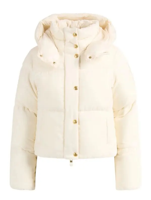 Elisabetta Franchi Velvet Down Jacket