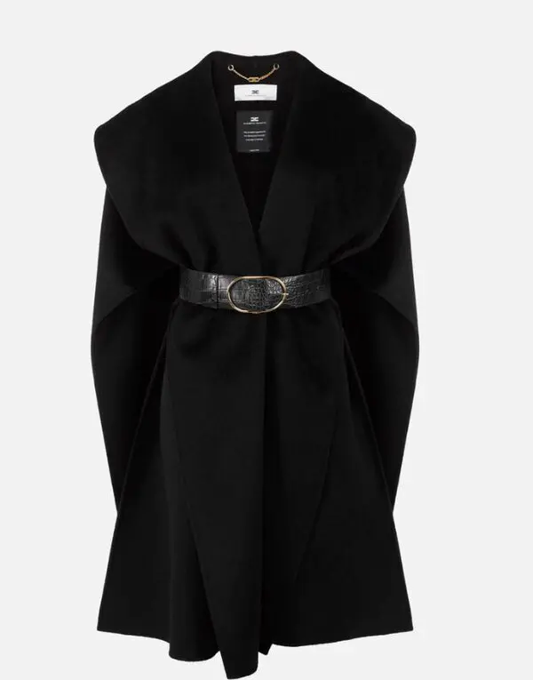 Elisabetta Franchi Cape Coat
