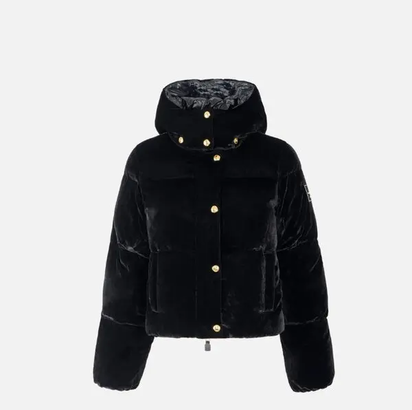 Elisabetta Franchi Velvet Down Jacket