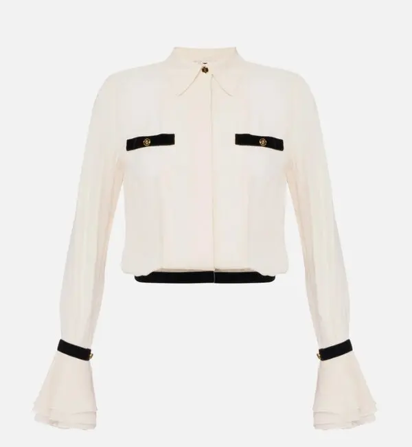 Elisabetta Franchi Shirt With Jewel Buttons