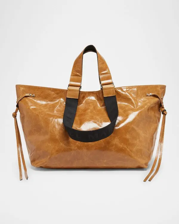 Isabel Marant Wardy Soft Leather Tote Bag