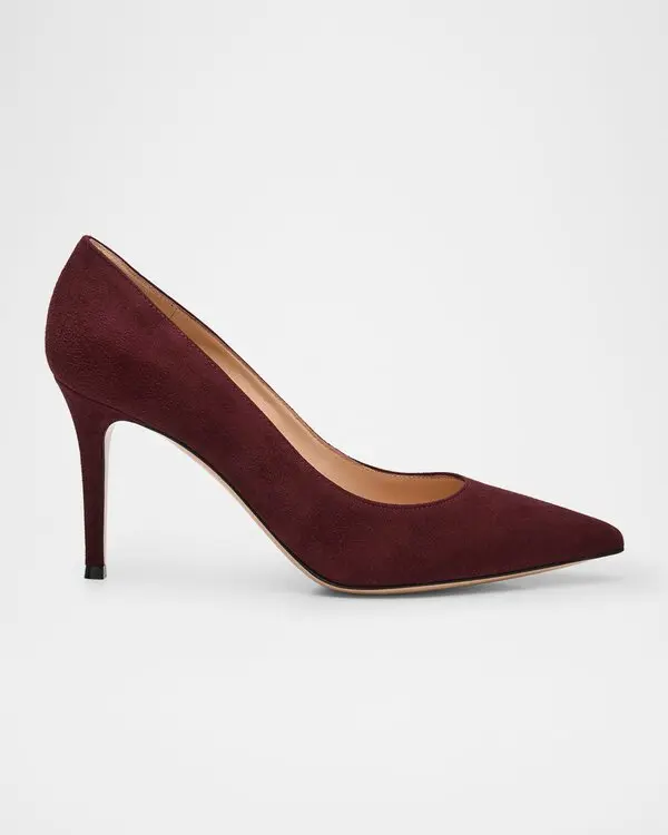 GIANVITO ROSSI 85 Pumps - Denim