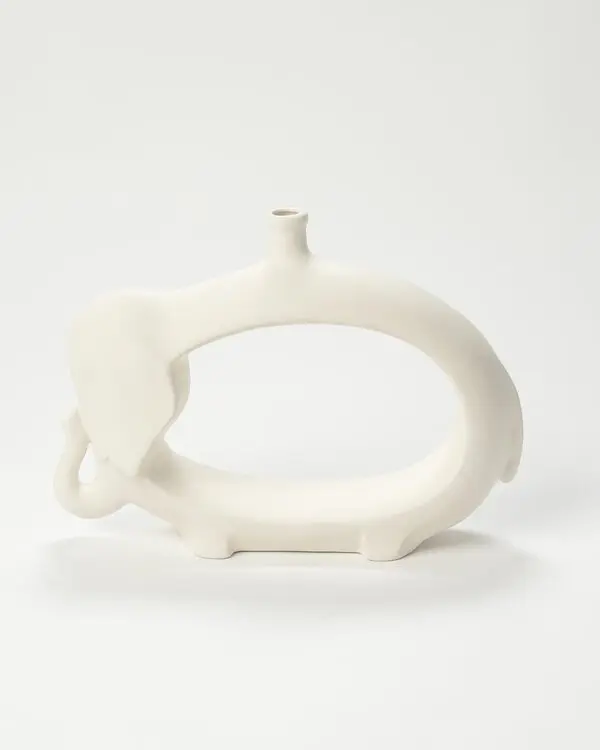 WILLIAM D SCOTT FOR GLOBAL VIEWS Elephant Vase