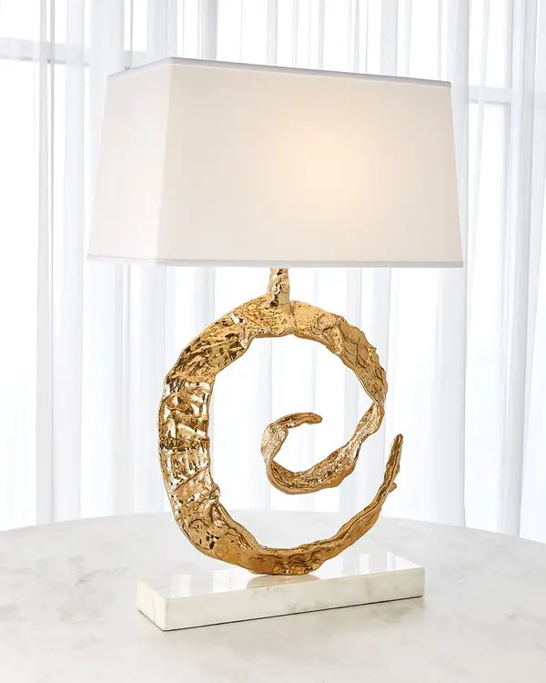 GLOBAL VIEWS Swirl Lamp